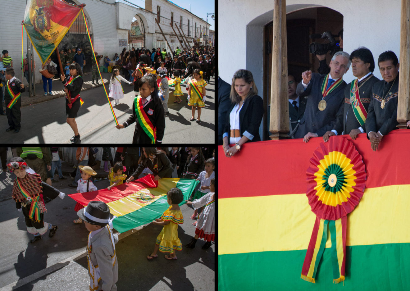 Bolivia - Independence day parade in Sucre - Impressions from Bicycle ...